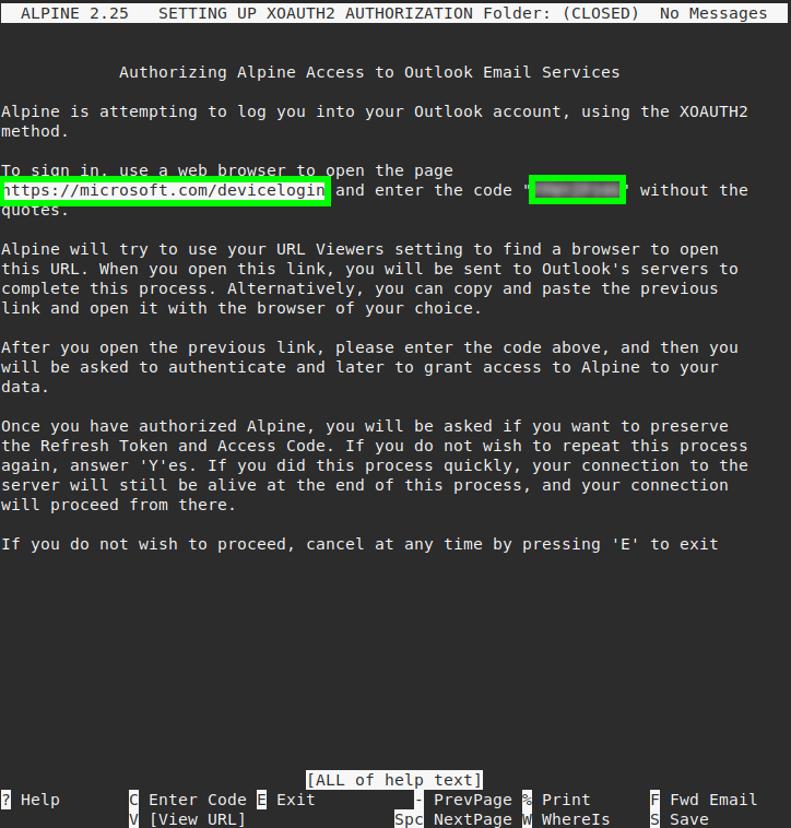 Alpine jako mailový klient pro M365 | Matematicko-fyzikální fakulta